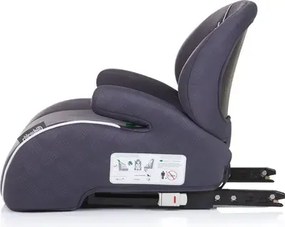 CHIPOLINO Podsedák Sonic i-Size 125-150cm Isofix, Anthracite