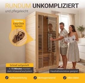 Artsauna Infrasauna Trondheim 90, přírodní