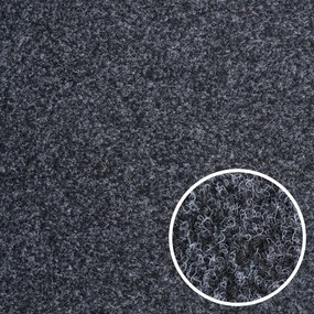 Betap, Metrážový koberec Primo 78 antracit, zátěžový, na míru, šíře 4m, šedá, resine, chodba / předsíň