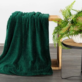 DEKA Z MIKROFLANELU BLINK 150X200 CM TMAVĚZELENÁ