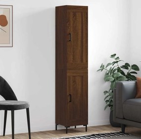 vidaXL Skříň highboard 34,5 x 34 x 180 cm kompozitní dřevo [3200454] Barva: Bílá