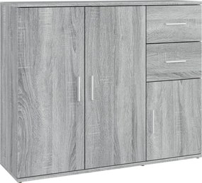 vidaXL Příborník 91 x 29,5 x 75 cm, konstrukční dřevo [823275] Barva: dub sonoma