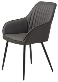 Designová židle Jadwiga III tmavě šedá