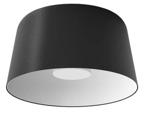 Linea Lihgt CA051DBBWDI Delfi_S, moderní stropní svítidlo, 13W LED 3000K, černá, průměr 35cm