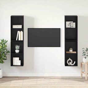 Sestava TV skříněk 4 ks Černý dub Kompozitní dřevo 3393562