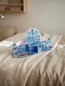 Sinsay - Magnetické stavebnice se zimním motivem - vícebarevná