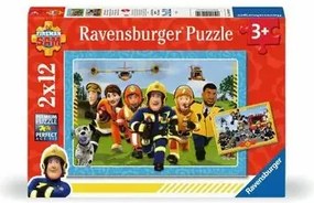 Ravensburger Požárník Sam v akci - 2x12 dílků / od 3 let