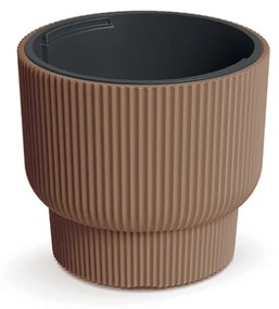 PROSPERPLAST Květináč - MILLY III Průměr: 29,8 cm, Barva: marsala