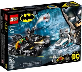 Lego stavebnice lego super heroes 76118 mr. freeze vs. batman na batmotorce
