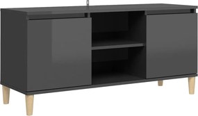 vidaXL TV skříňka s nohami z masivního dřeva 103,5 x 35 x 50 cm [805967] Barva: dub sonoma