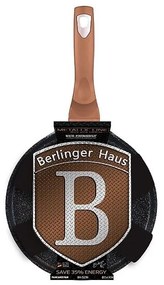 BERLINGERHAUS Pánev na palačinky s mramorovým povrchem 25 cm Rosegold Metallic Line BH-1523