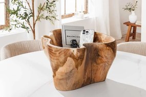 Dekorativní dřevěná miska Crust Teak 35cm