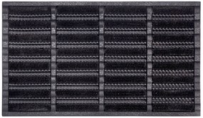 Hanse Home Collection koberce Rohožka Mix Mats Brushes 105648 Black Rozměry koberců: 40x60