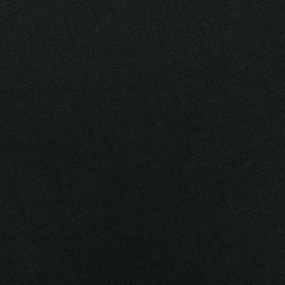 Křeslo s podnožkou černé textil 320153