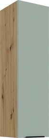 ARIA st | horní skříňka 30 G-108 1F policová | 30 cm | EXTRA VYSOKÁ | ANTI FINGERPRINT povrch | artisan/aquamarine