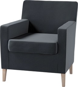 Potah na křeslo IKEA Karlstad barva šedá látka sametová