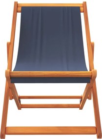 Skládací židle 2 ks modré látkové 3214492