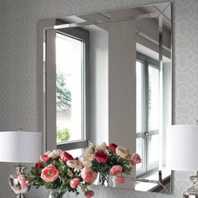 Zrcadlo Satis Opti white Rozměr: 80 x 100 cm