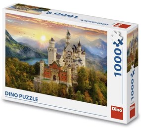 Dino Puzzle Malovaný Neuswanstein 1000 dílků