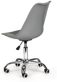 modernHOME Moderní kancelářská otočná židle s podsedákem PC-009 DARK GREY