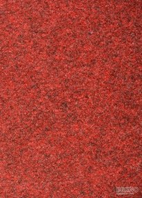 Metrážový koberec zátěžový Rambo Res 40 červený - šíře 4 m