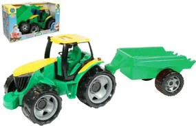 Traktor plast bez lžíce a bagru s vozíkem v krabici 71x35x29cm