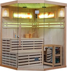 BPS-koupelny Finská sauna Relax  180x180, 5-6 osob