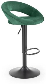 Intesi Židle barová Rouse sametově zelená