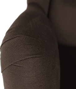 Designové křeslo, Velvet látka hnědá / vzor Terra, BELEK