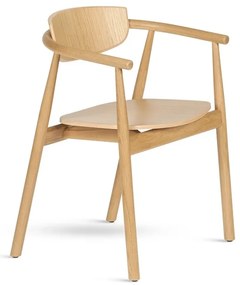 STIMA Jídelní židle křesílko GREEN - DUB - čalounění koženkou