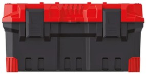 KISTENBERG Kufr na nářadí - TITAN PLUS Rozměr: 55,4x28,6x27,6 cm, Barva: antracit/červená