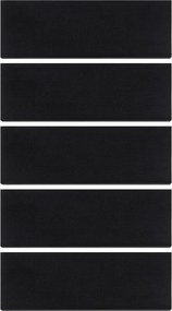 Nášlapy na schody 5 ks 25 x 75 cm guma 155640