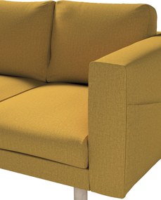 Potah na pohovku IKEA Norsborg 3-místná barva žlutá látka pletený vzor
