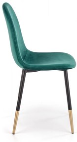 Designová židle Suzzie tmavě zelená