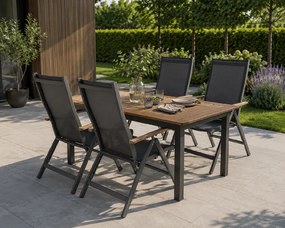 Doppler EXPERT WOOD Plus zahradní sedací souprava 4+1