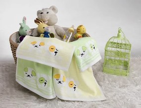 Stanex Dětské froté ručníky a osušky PEJSEK VARIANTA PROVEDENÍ: Ručník 30x50 cm - ZELENÁ