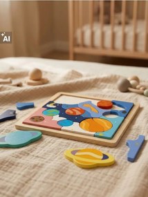 Sinsay - Puzzle s motivem sluneční soustavy - vícebarevná