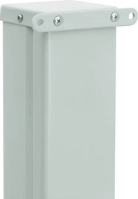 vidaXL Zatahovací boční markýza/zástěna na terasu 100 x 314 cm [48375] Barva: Šedá