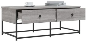Konferenční stolek šedý sonoma 100x51x40 cm kompozitní dřevo - Default Title