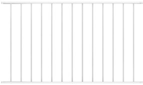 Plotový panel Woerden práškově lakovaná ocel 163x117 cm bílý 145226