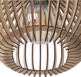 Závěsné svítidlo Timber 5, 1x dřevěné stínítko