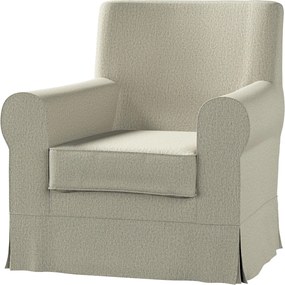 Potah na křeslo IKEA Ektorp Jennylund barva béžová látka pletený vzor