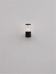 NV 9002873 Venkovní nástěnné svítidlo CETERA černý hliník a akryl E27 1x12W 220-240V IP54 bez žárovky - NOVA LUCE