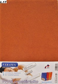 Veratex Froté prostěradlo 100x200 cm (č.17-rezavá)