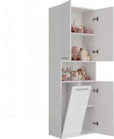 TPS Koupelnová skříňka NEL DK 1K 60 cm, Bílý lesk