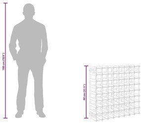 vidaXL Marketos Stojan na víno na 72 lahví masivní borové dřevo