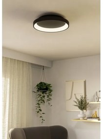 Eglo 901251 - LED Stmívatelné stropní svítidlo LORETELLO LED/12W/230V černá + DO