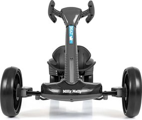 Elektrická motokára s dálkovým ovládáním a LED efekty GOKART BOLT Milly Mally black