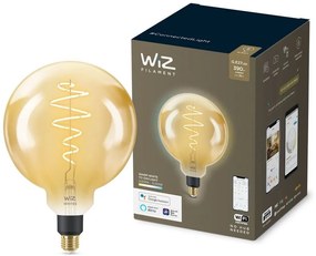 Wiz tunable white 8718699786830 inteligentní led designová žárovka e27 | 1x6,5w | 390lm | 2000-5000k - tvar globe, velká žárovka