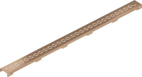 Mexen Flat M18 kryt pro liniový odtok 100 cm, kartáčovaná měď - 1C23100